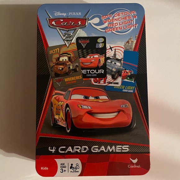 Cardinal Games - Disney Pixar | Toys | New Disney Pixar Cars 2 Card ...
